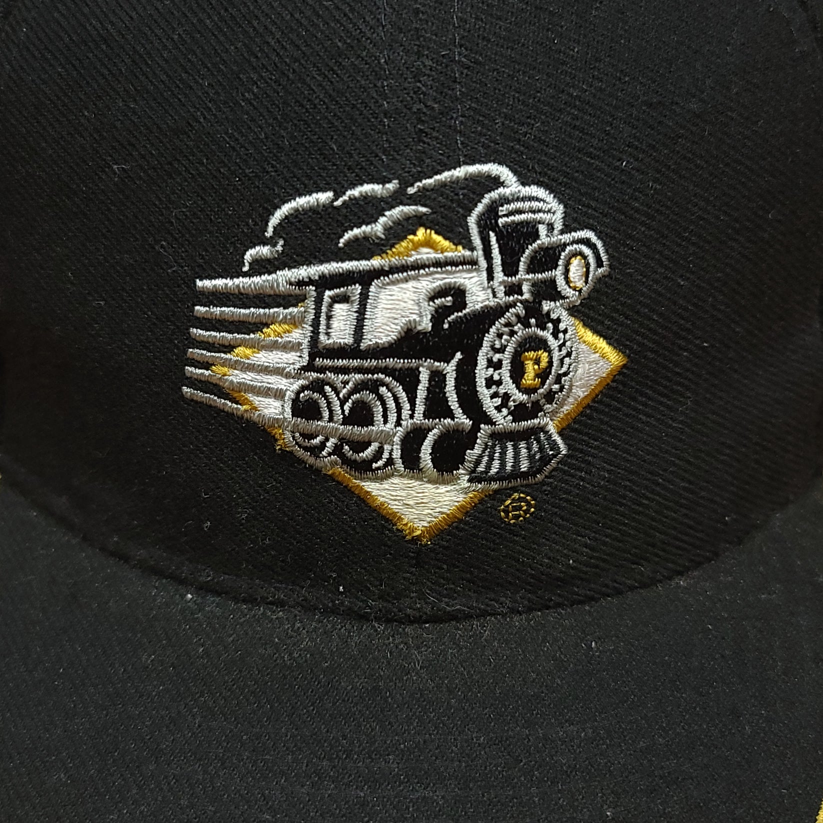 Vintage Purdue University Black & Gold Logo Athletic Strap back Hat ...